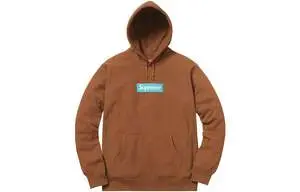Supreme Box Logo Hooded Sweatshirt - Red