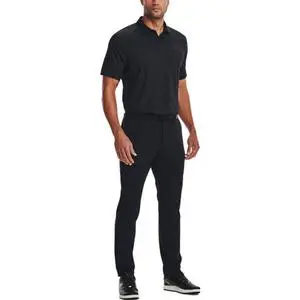 Under Armour Iso-chill Heather Polo Shirt - Black