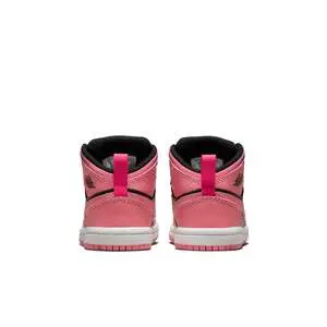 JORDAN 1 Mid Toddler Sneakers - Pink/black