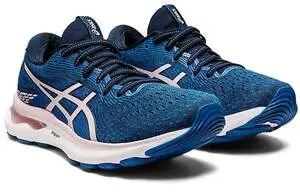 Asics Gel-nimbus 24 "french Blue Barely Rose - Blue/pink
