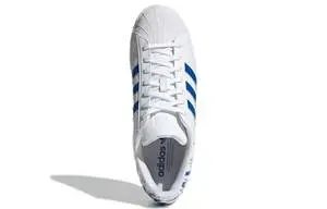 Adidas Originals Superstar Sneakers - White/blue
