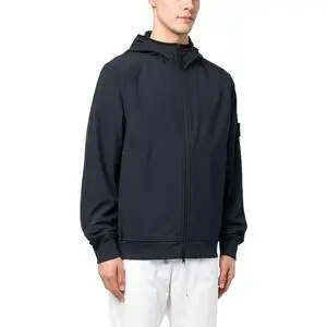 Stone Island Light Soft Shell-r Hooded Jacket