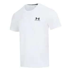 Under Armour Embroidered Logo Short Sleeve T-shirt - White/black