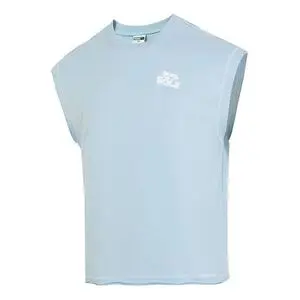 PUMA Sole Logo Sleeveless Top - Blue/white