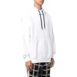 Palm Angels Classic Logo Over Hoodie - White
