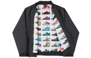 Nike Shoes Reversible Zipper Long Sleeves Jacket Black