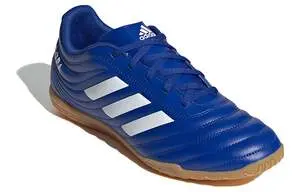 Adidas Copa 20.4 Indoor Soccer Cleats - Blue/white/brown