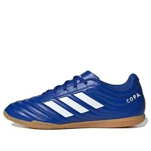 Adidas Copa 20.4 Indoor Soccer Cleats - Blue/white/brown