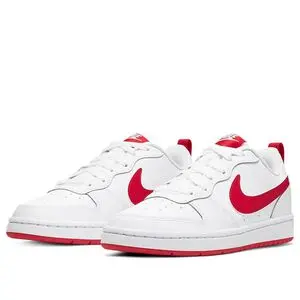 Nike Court Borough Low 2 Sneakers - White/red