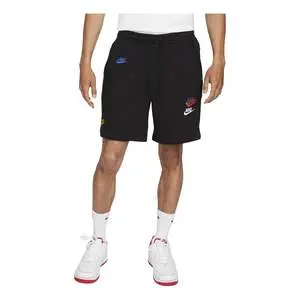 Nike Alphabet Embroidered Fleece Shorts