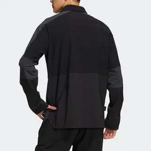 Adidas Cargo Casual Breathable Long Sleeves Shirt Black