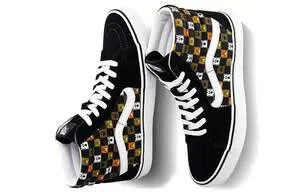 VANS Sk8-hi High Top Sneakers - Black/brown