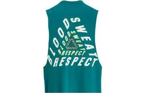 Under Armour Project Rock Dmnd Muscle Tank - Teal/yellow