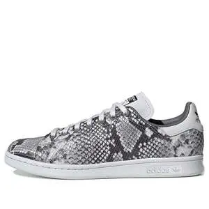 Adidas Stan Smith Snakeskin Low Top Sneakers - Grey