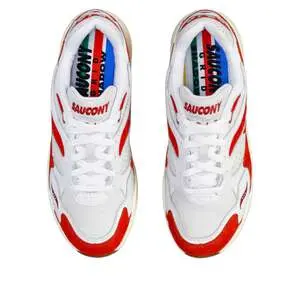 Saucony Grid Shadow 2 "ivy Prep" Sneakers - White/red