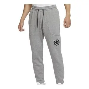 Nike Lebron Fleece Stay Warm Casual Sports Long Pants Gray - Grey