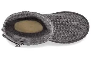 UGG Knit Tall Boots With Buckle Detail