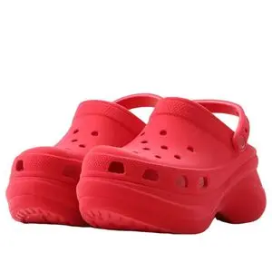 CROCS Bae Velvet Clog - Digital Raspberry/red