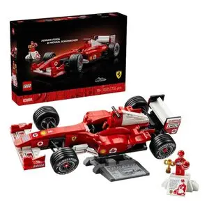 Lego Icons Ferrari F2004 & Michael Schumacher Building Set - Multi-color