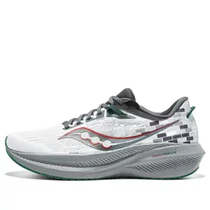 Saucony Triumph 21 Athletic Sneakers - Grey/white/red