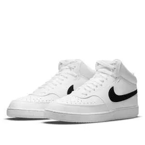 Nike Court Vision Mid Next Nature Sneakers - White/black