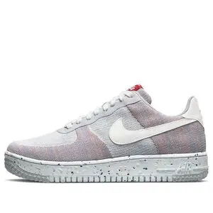 Nike Force 1 Crater Flyknit Sneakers - Grey/white