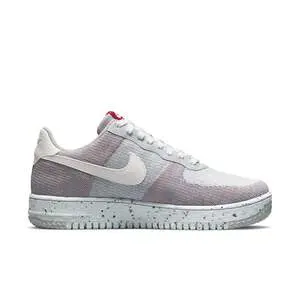 Nike Force 1 Crater Flyknit Sneakers - Grey/white