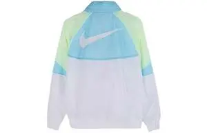 Nike Colorblock Hooded Logo Windbreaker Jacket