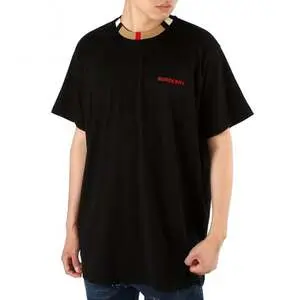 Burberry Detail Collar Short Sleeve