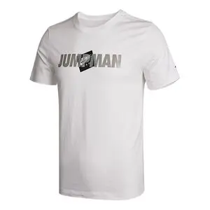 Nike As J Jmc Ss Hbr Ctn Crew - White