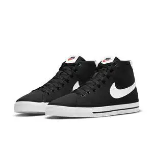 Nike Court Legacy Canvas Mid - Black/white/orange
