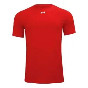 Under Armour Locker Tee With Camouflage Back Panel - Red