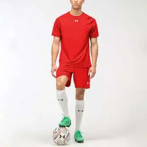 Under Armour Locker Tee With Camouflage Back Panel - Red