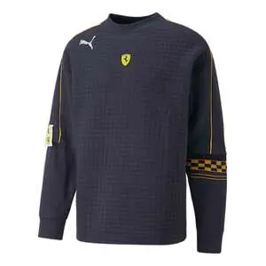 PUMA X Ferrari Race Statement Quilted Sweatshirt - Navy
