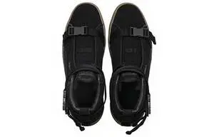 PUMA Suede Classic High Top Buckled Sneakers - Black