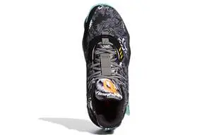 Adidas Dame Gca Floral Sneakers - Black/blue/gray