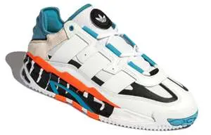 Adidas Niteball "big Logo" Sneakers - White