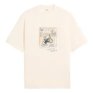 LI-NING X Disney Graphic Loose Fit T-shirt - Beige