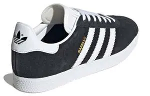 Adidas Gazelle Allover Debossed Trefoils Sneakers - Core Black/cloud White