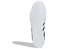 Adidas Gazelle Allover Debossed Trefoils Sneakers - Core Black/cloud White