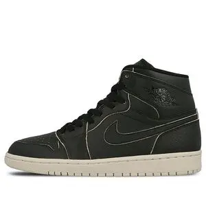 JORDAN 1 Retro High Premium - Black/desert Sand