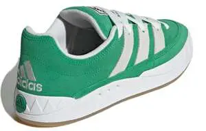 Adidas Adimatic "green Crystal White" Low Top Sneakers - Green/light Gray