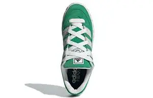 Adidas Adimatic "green Crystal White" Low Top Sneakers - Green/light Gray