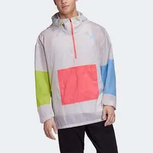 Adidas Colorblock Zip-up Hooded Jacket