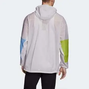 Adidas Colorblock Zip-up Hooded Jacket