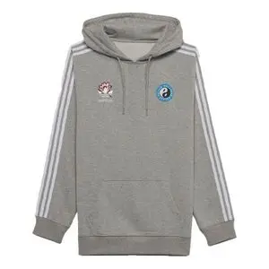 PALACE X Adidas Originals Graphic Hoodie - Grey