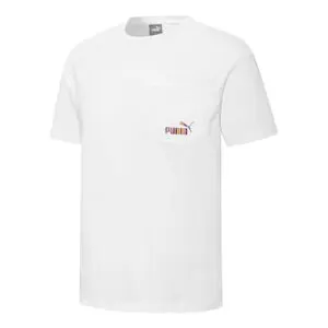 PUMA Skb Pocket Logo Tee - White