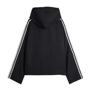 Adidas Y-3 Hooded Track Top With 3-stripes Detail