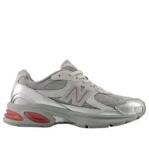 NEW BALANCE Athletic Sneakers - Silver/red