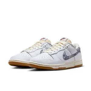 Nike Dunk Low "washed Denim - White/blue